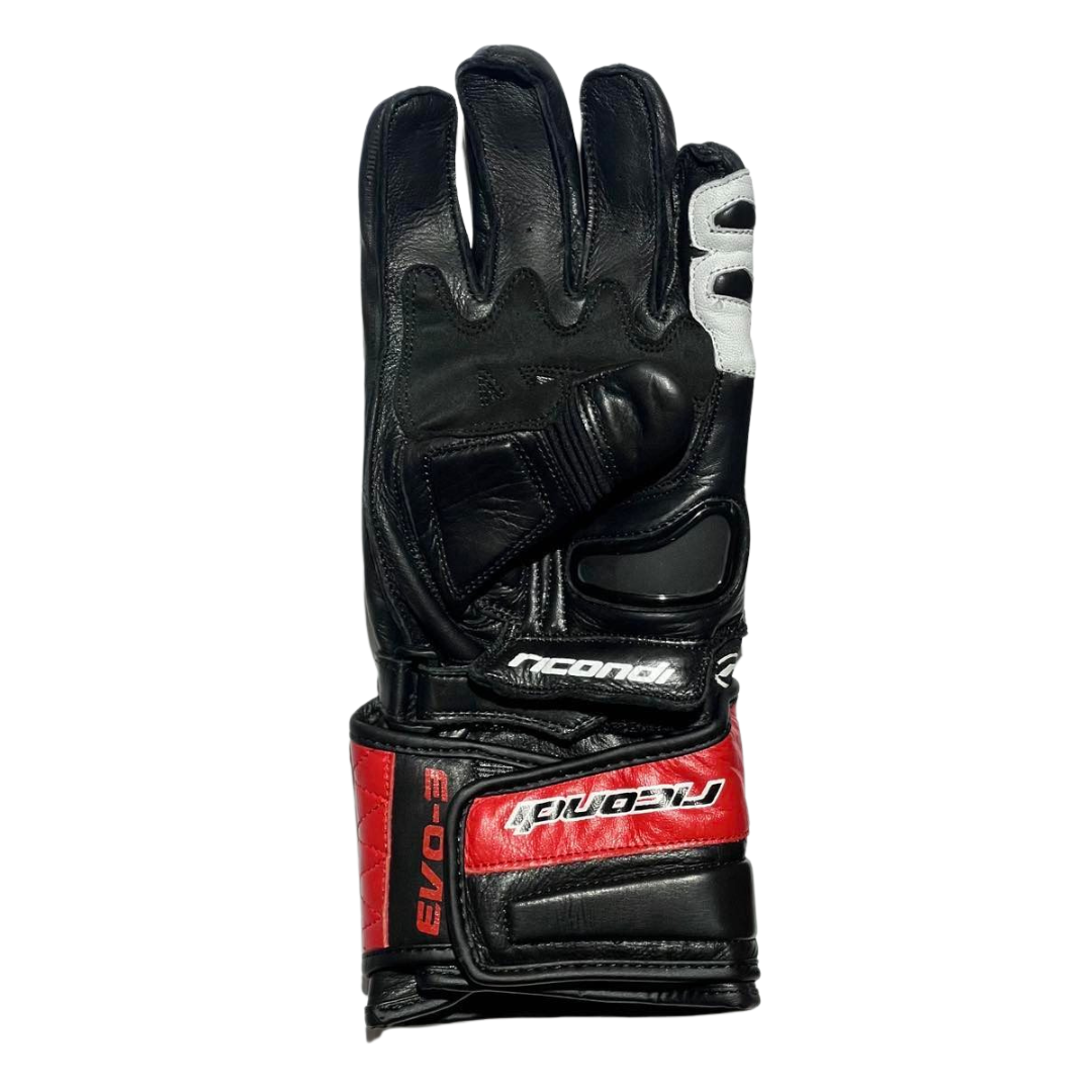 RICONDI GP EVO 3 GLOVES BLACK WHITE